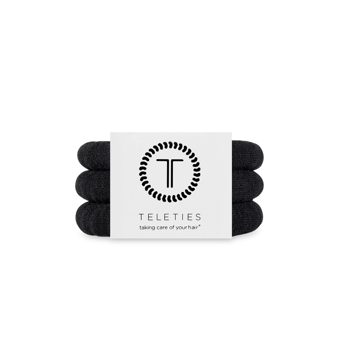 TELETIES | Small Nylon Hair Ties {Jet Black} – Kelly Fields Boutique