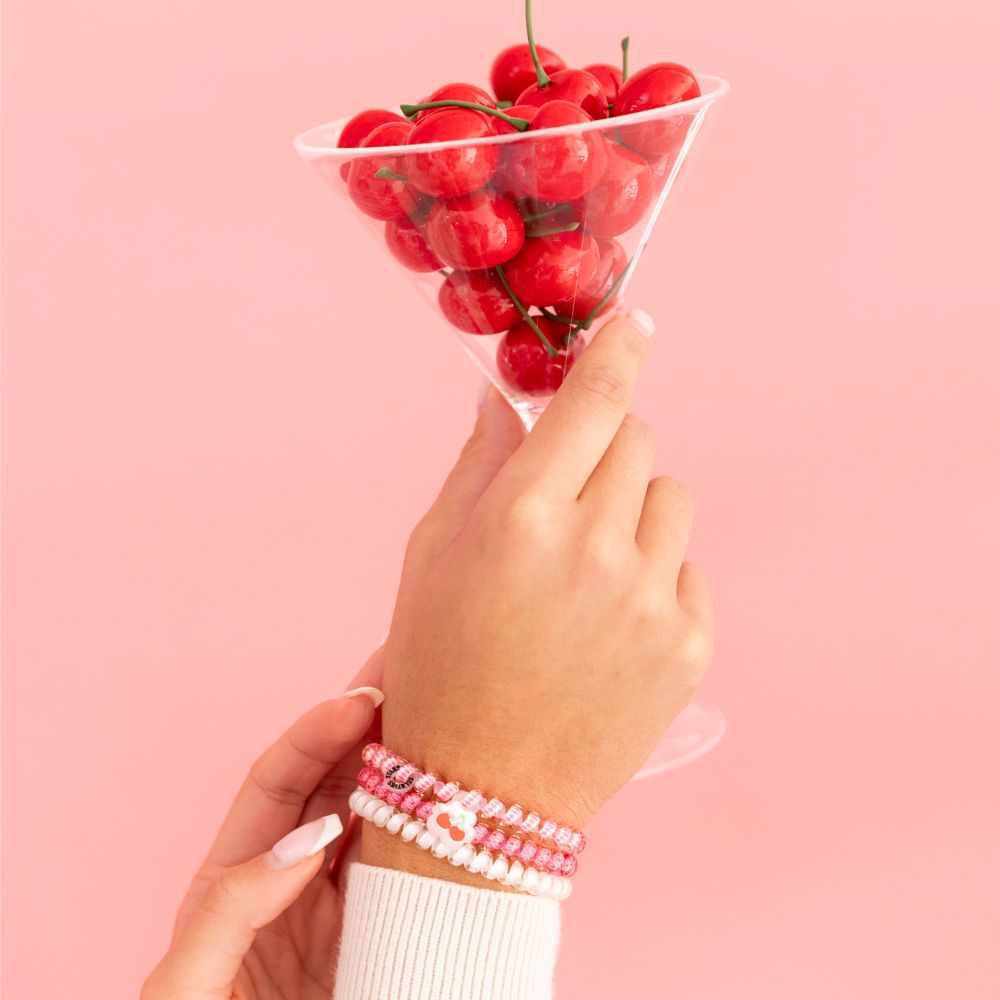 TELETIES | Small Spiral Hair Coils {Cherry Bomb} – Kelly Fields Boutique